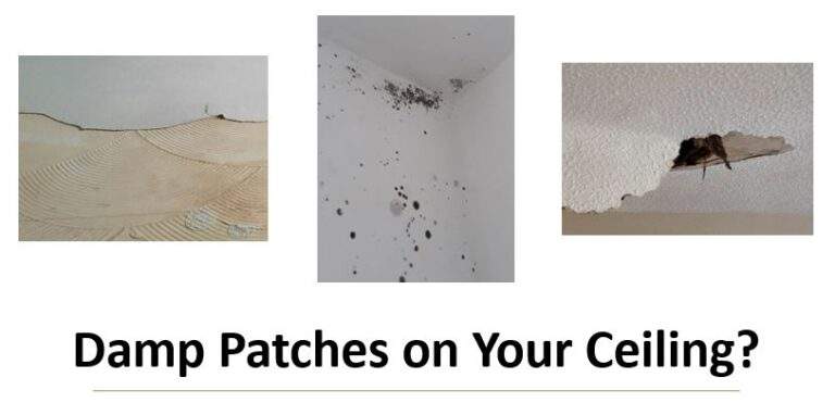 Damp Patch On Ceiling - Proven Causes - WaterLeak.co.uk